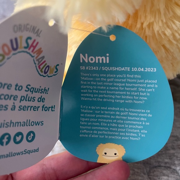 Squishmallows | Toys | Squishmallows 8 Inch Nomi Banana Bigfoot | Poshmark